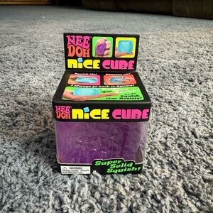 Toys | Nwt Purple Nee Doh Nice Cube Stress Squish Toy | Poshmark